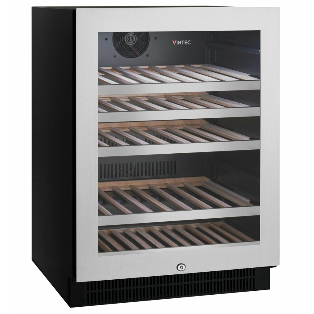 Vintec VWS050SSB 50 Bottle Wine Cabinet - The Appliance Guys