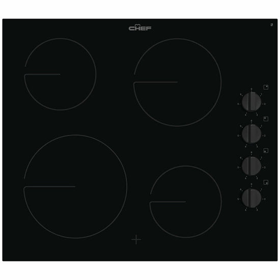 CHEF CHC642BB 60cm Electric Ceramic Cooktop - The Appliance Guys