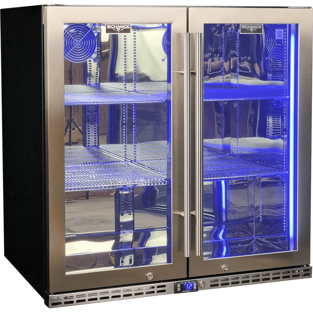 Schmick SK245-SS Front Venting Under Bench 2 Door Bar Fridge – The ...